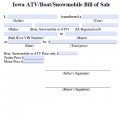 Free Iowa Motor Vehicle Bill of Sale | Dept. of Transportation Form ...
